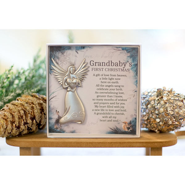 Grandchild First Christmas Ornament Angel - The Grandparent Gift Co.